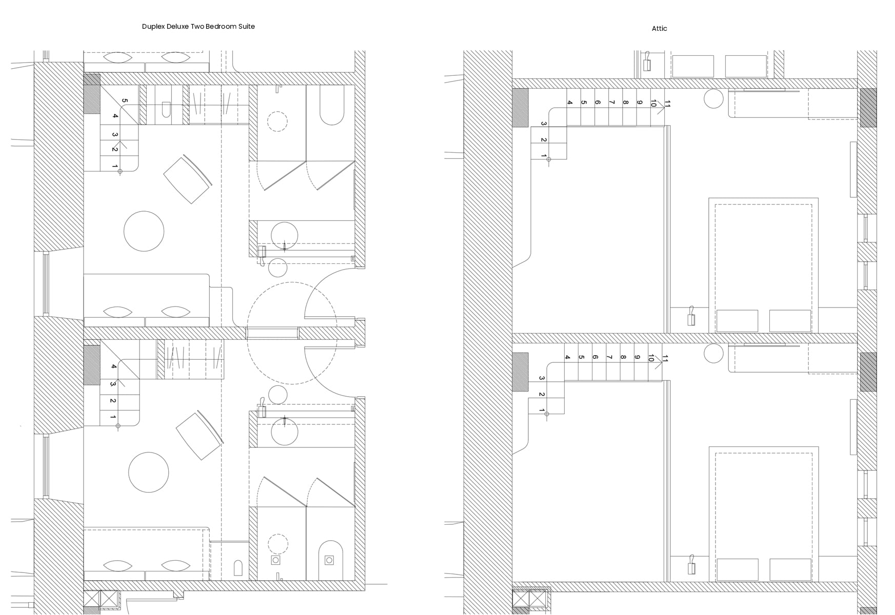 Duplex Deluxe 2-Bedroom Suite - The TownHouse Mykonos Hotel